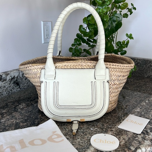 Chloe | Bags | Chloe Medium Raffia Tote | Poshmark
